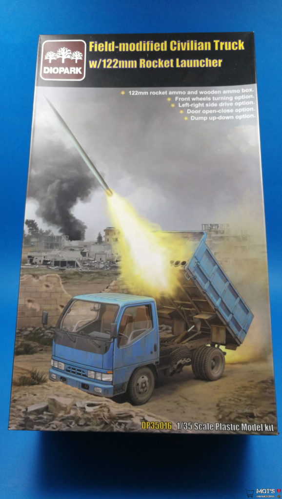 Maqueta Diopark Field-modified Civilian Truck w/122mm Rocket Launcher ...