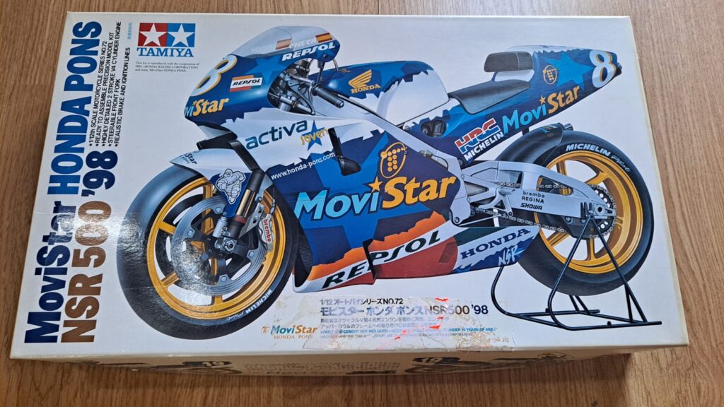 Maqueta Tamiya Honda MoviStar Pons NSR500 ’98 – Tienda de Maquetas ...